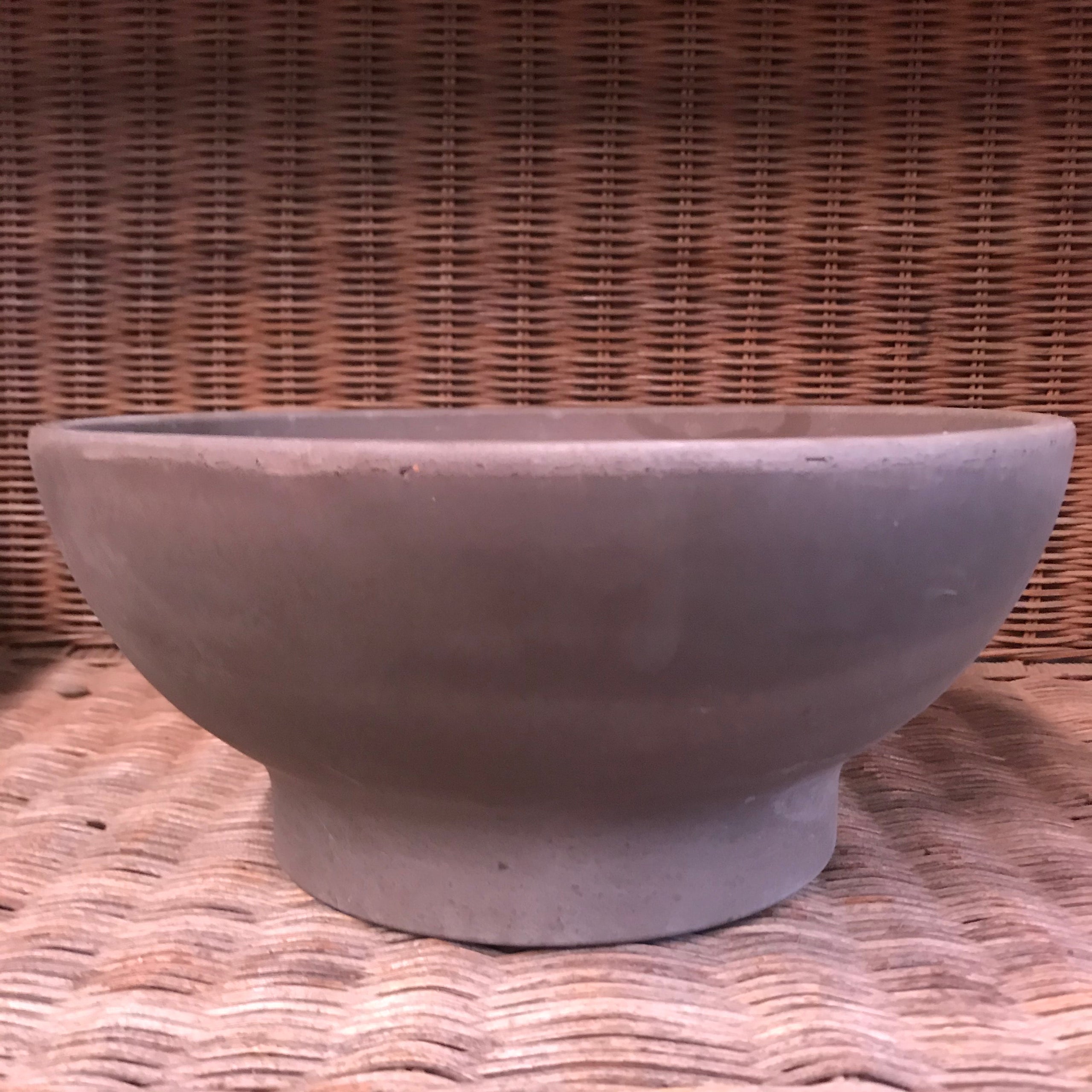 Basalt Bowl 12.5” diameter | Grow Wild Greenery